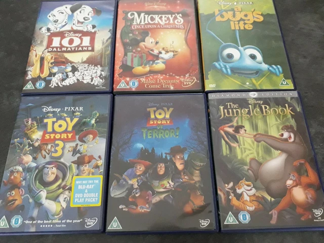 DISNEY DVD BUNDLE (6 DVDs) - inc. Toy Story 3, Jungle Book, 101 ...