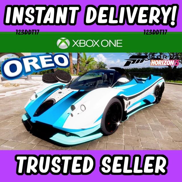 FORZA HORIZON 5 Oreo Pagani Zonda Cinque Roadster Car Vehicle Xbox Rare ...