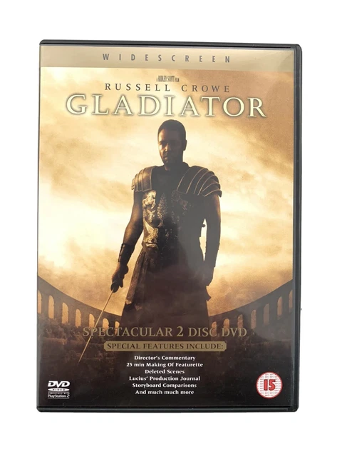 GLADIATOR ACTION HISTORY Movie Film Cinema 2 Disc Collector’s Edition ...