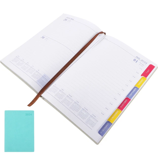 PAPER 2024 AGENDA Book Work 2023 Dated Journal Notebook Daily Planner ...