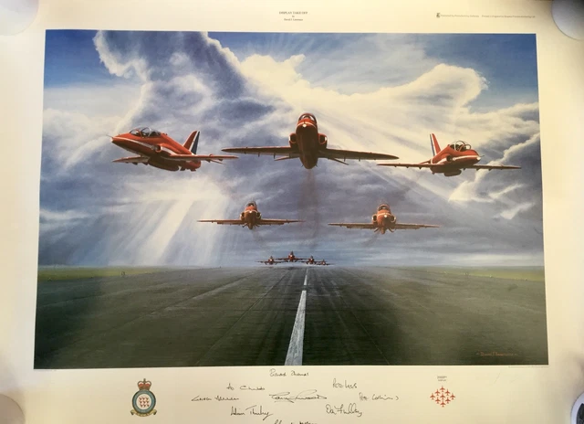RED ARROWS SIGNED print £10.00 - PicClick UK