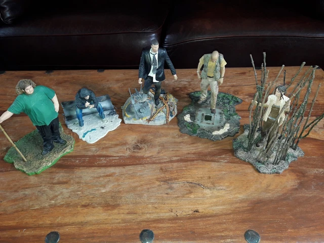 MCFARLANE LOST ACTION Figure Diorama's John Locke Hurley Kate Charlie ...