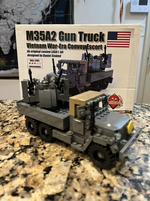 LEGO BRICKMANIA M35A2 Gun Truck Vietnam War-Era Convoy Escort Original ...