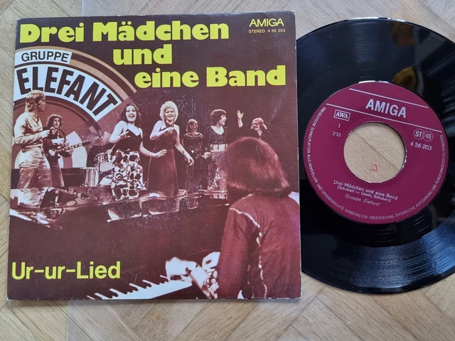 GRUPPE ELEFANT/ UTE Freudenberg - Drei Mädchen und eine Band 7'' Vinyl ...