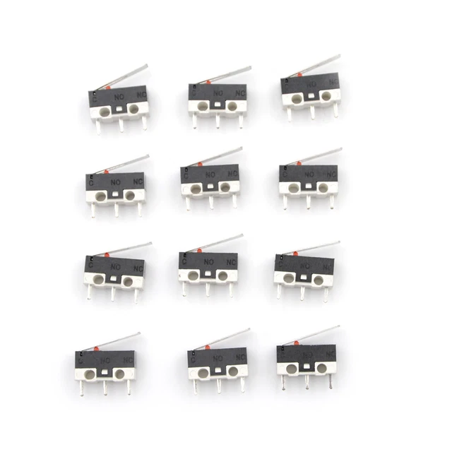 10X 2A 125V Micro Limit Switch Lever Roller Arm Actuator Snap Action ...