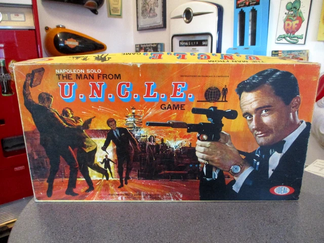 VINTAGE IDEAL MAN From U.n.c.l.e. Board Game 1965 Complete With ...