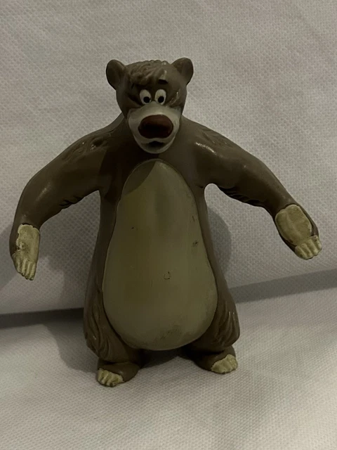 DISNEY STORE BALOO The Jungle Book Baloo Bear Figure Figurine PVC ...