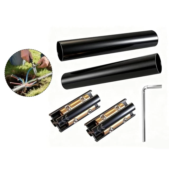 FOR 14/3 TO 8/3 UF Cables Underground Splice Kit Direct Burial No Crimp ...
