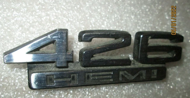 426 HEMI EMBLEM Badge Flag 1966 - 1967 Dodge Charger Coronet Rt ...