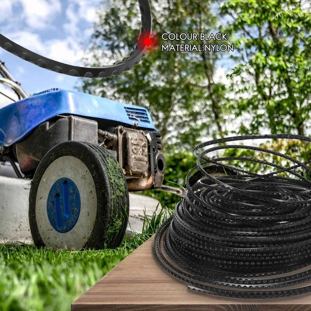 2X(SERRATED HEAVY DUTY Trimmer Line, 3mm x 50M Nylon Strimmer Wire Low ...