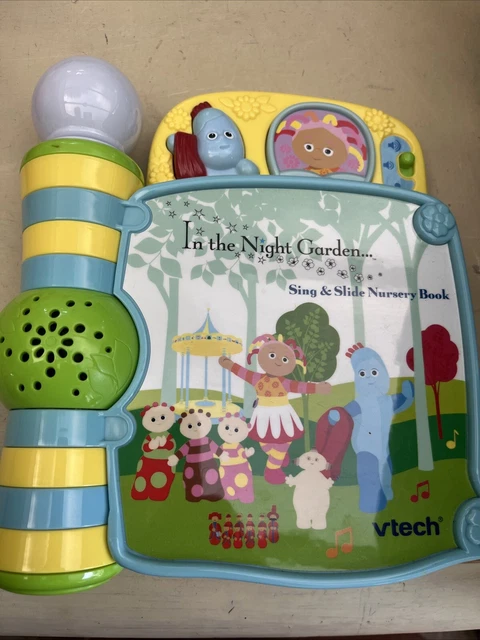 VTECH IN THE Night Garden Sing & Slide Musical Book - Lights/Sounds ...