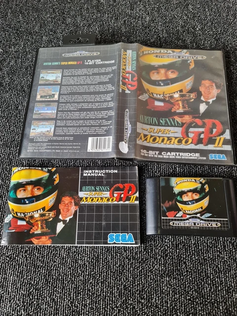 AYRTON SENNA'S SUPER Monaco GP II - Sega Mega Drive - Complete - PAL £ ...