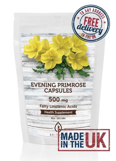 EVENING PRIMROSE OIL GLA EPO 500mg Capsules £1.12 - PicClick UK