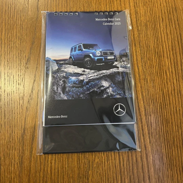 MERCEDES BENZ ORIGINAL 2025 Desk Calendar Unused from japan ZK $47.67 ...