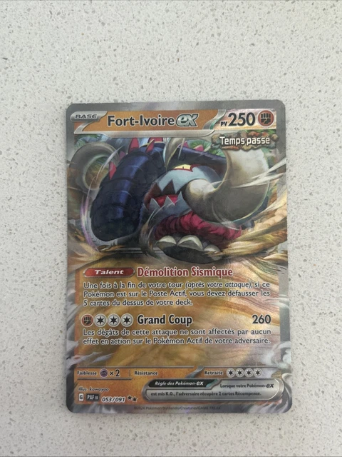 CARTE POKÉMON FORT-IVOIRE EX 053/091 PAF SV4.5 Destinées De Paldea FR ...