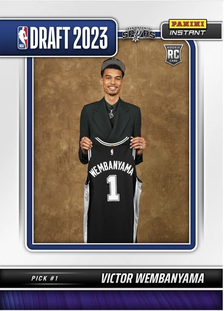VICTOR WEMBANYAMA 2023-24 Panini Instant NBA Draft Night Rookie Card RC PRÉVENTE EUR 10,37 ...
