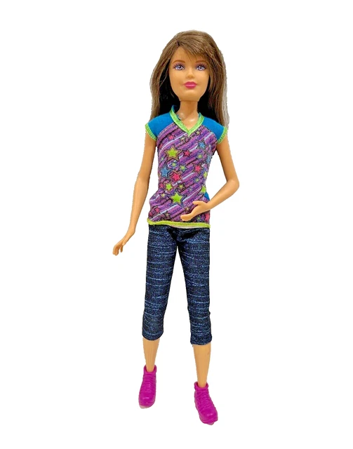 MATTEL BARBIE SISTERS Camping Doll - Skipper Brown Blue Hair Rare VGC £ ...