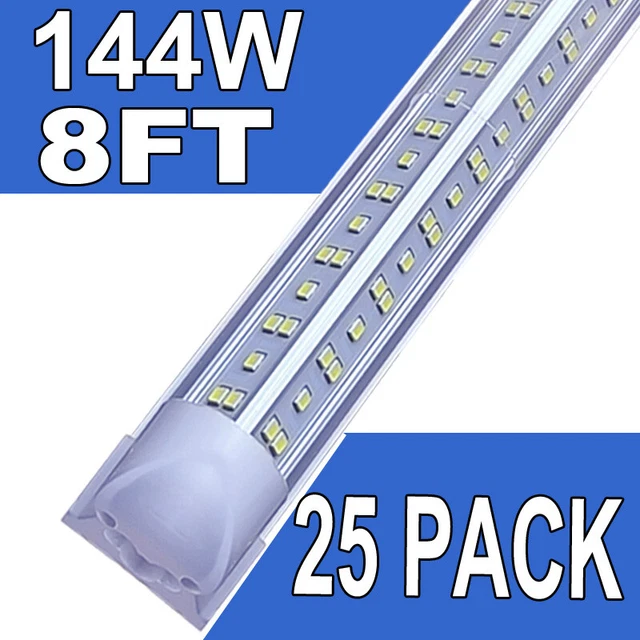 8FT LED SHOP Light 144W Compact 8 Foot Strip Light for Garage Warehouse ...