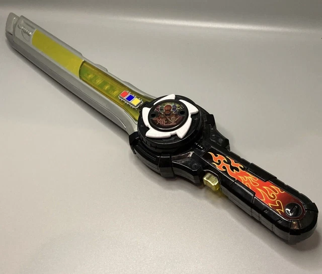 POWER RANGERS SUPER Ninja Steel DX Black Star Blade 24" Extending Sword ...