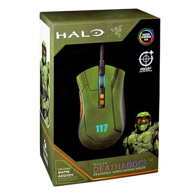 *NEW* RAZER DEATHADDER V2 Halo Infinite Edition Optical Gaming Mouse £ ...