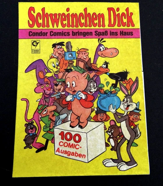 ADESIVO PUBBLICITÀ PIGGY Dick Condor Comics Looney Tunes 80er Anni EUR ...