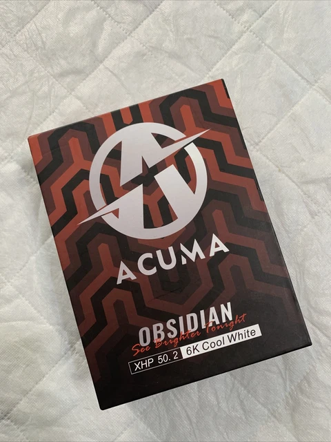 ACUMA OBSIDIAN LED Headlight XHP 50.2 6K Cool White Conversion Kit F-R8 ...