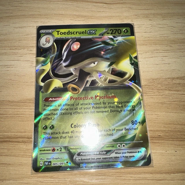 TOEDSCRUEL EX 005/091 PAF Paldean Fates Pokemon Card NM $2.00 - PicClick AU