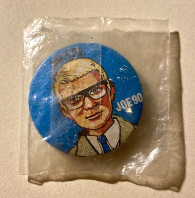 VINTAGE GERRY ANDERSON Joe 90 Badge Kelloggs 1969 Sealed 1 £12.00 ...