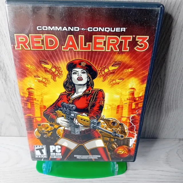 COMMAND & CONQUER Red Alert 3 Pc Dvd Rom Game - Rare Retro Gaming - Complete £16.22 - PicClick UK