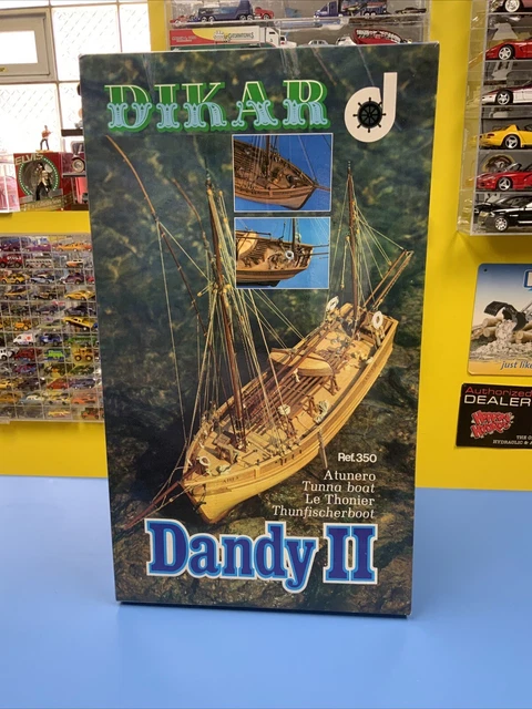 DANDY II TUNA Fishing Vessel Wooden Sailing Ship Dikar 1:50 Model Kit ...