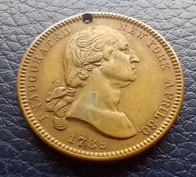 100TH ANNIVERSARY GEORGE Washington / Brookly Bridge Token / Medal ...