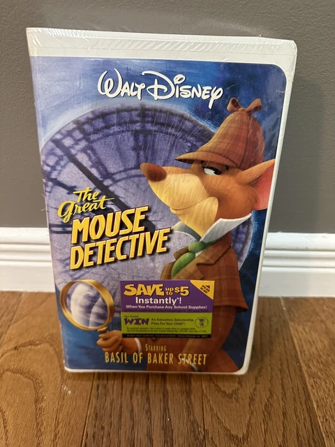THE GREAT MOUSE Detective VHS (17453-1) Walt Disney Home Video 1999 New ...