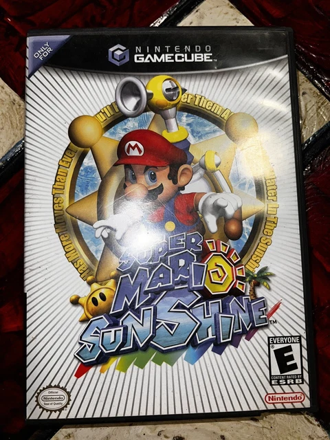 2002 ORIGINAL SUPER Mario Sunshine Nintendo GameCube, disque, boîte et ...