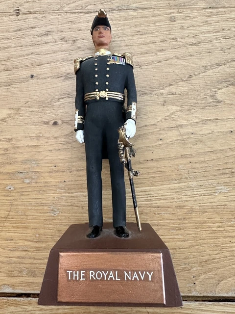 THE SENTRY BOX - Officer Of The Royal Navy- Finely Painted. Metal 120Mm ...