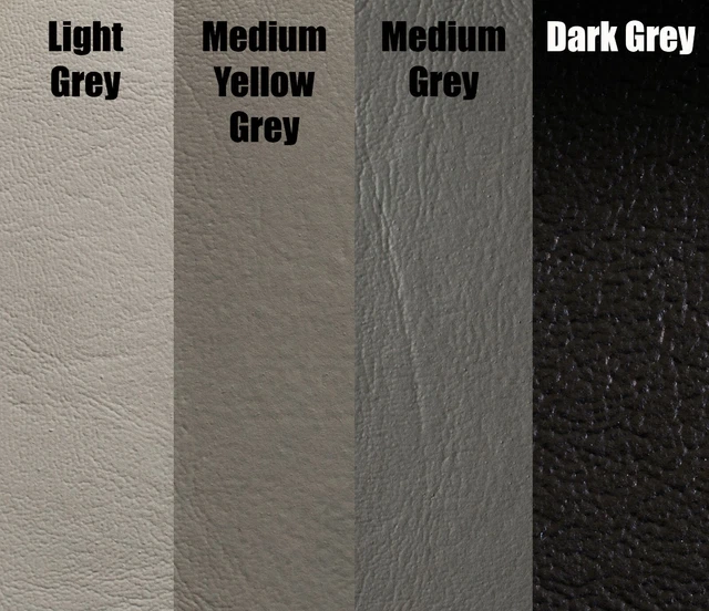 GREY LEATHER VINYL Touch Up Paint - Jacket, Shoe, Bag, Sofa, Seat ...