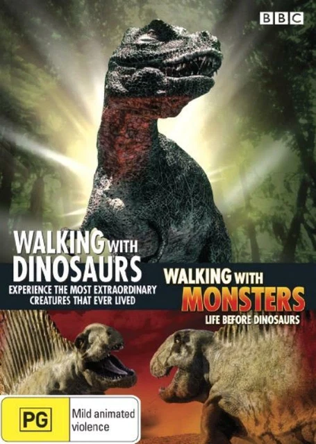 WALKING WITH DINOSAURS / Walking With Monsters vgc dvd region 4 t298 ...