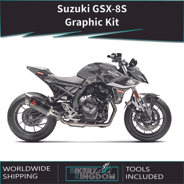 SUZUKI GSX-8S 2023-2024 Graphics Kit Camo Grey Decal Set £139.99 ...
