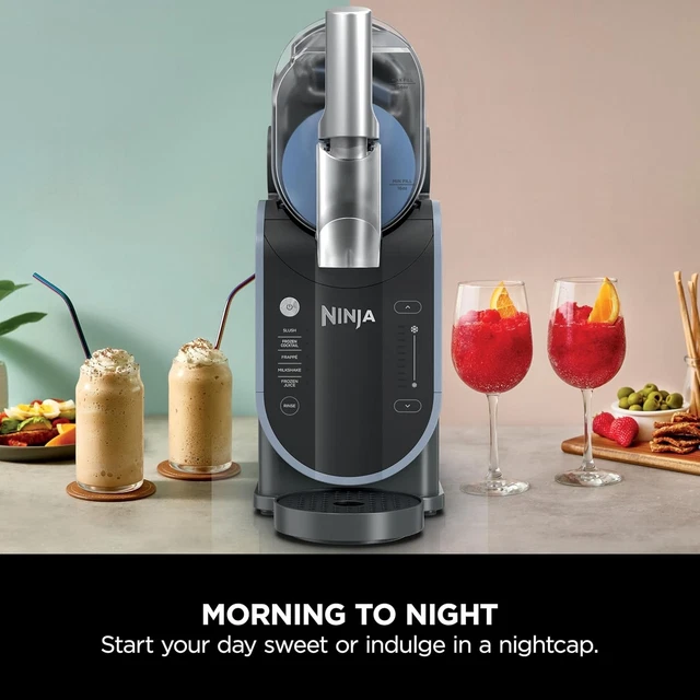 NINJA SLUSHI FROZEN Drink Maker, 1.9lL Capacity ,Blue & Grey FS301UK ...