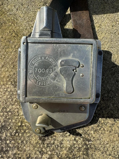 BELL PUNCH CO. Bus Coach Railway Conductor Ticket punch machine clippy ...