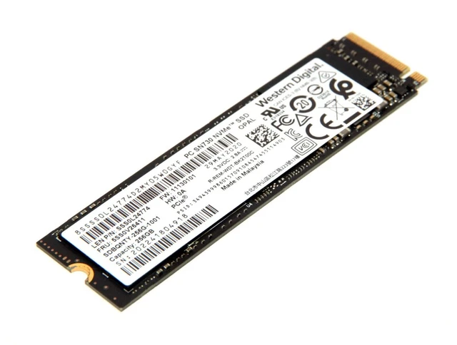 NEW LENOVO WD 256GB SSD PC SN730 NVMe PCIe M.2 2280 SDBQNTY-256G-1001 ...