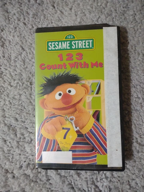 SESAME STREET - 1 2 3 Count With Me Old Library Copy £7.23 - PicClick UK