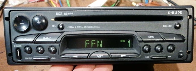 PHILIPS RC 668 Oldtimer 22RC668/00 Autoradio CD 4x35W Digital Sound ...