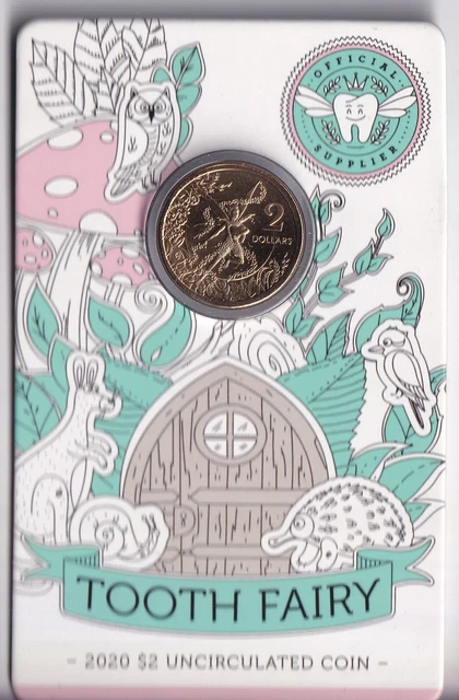 Royal Australian Mint 2020 $2 Tooth Fairy Uncirculated Coin, 48% OFF