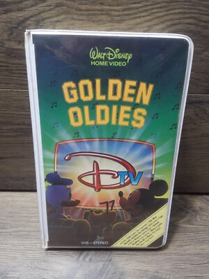 WALT DISNEY GOLDEN Oldiesv ~ VHS ~ DTV Animated Hit Music Mickey ...