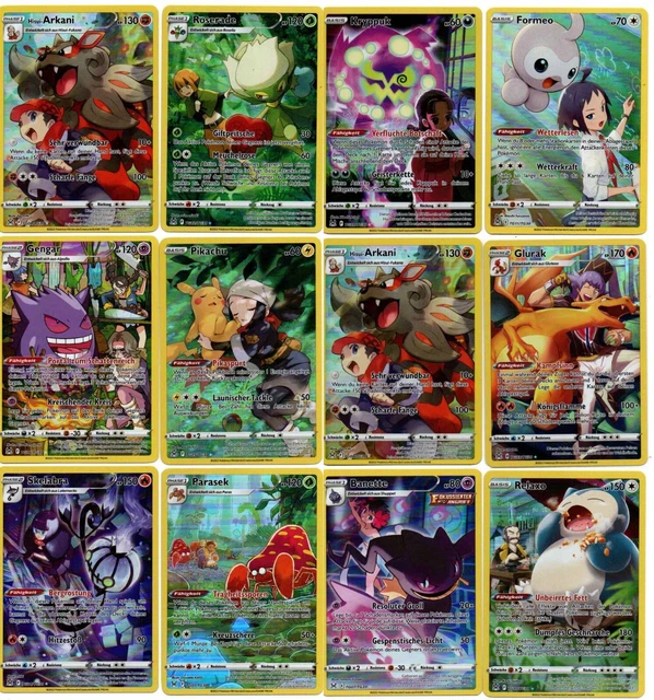LOST ORIGIN POKEMON Cards Collection, Character Rare, Size, Glurak ...