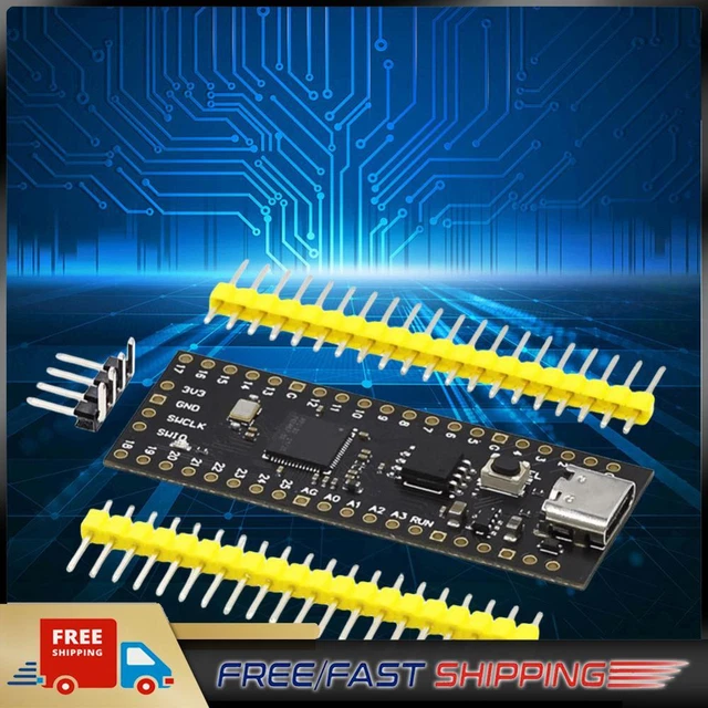 Microordinateurs Basse Consommation Carte Raspberry Pi Pico Rp2040 Noir Sans Del 16 Mo Eur 5