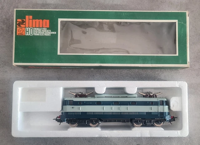 NUOVA LIMA 8034CL scala H0 1/87 Locomotiva Elettrica FS E 444.001 ...