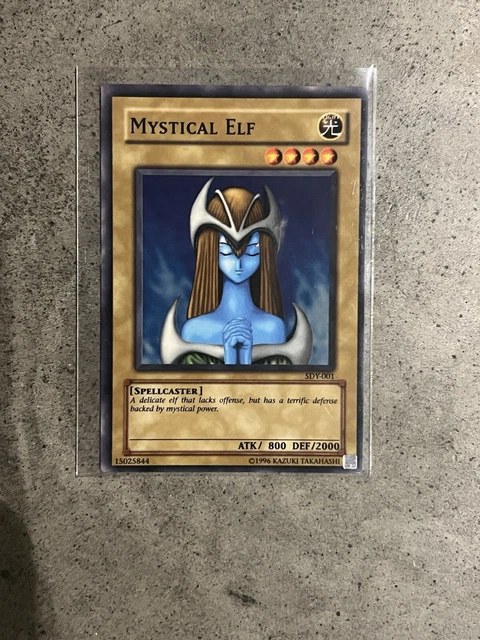 CARTE CARD YU-GI-OH Konami 1996 Edition Mystical Elf SDY-001 Tres Bon État En EUR 1,90 - PicClick FR