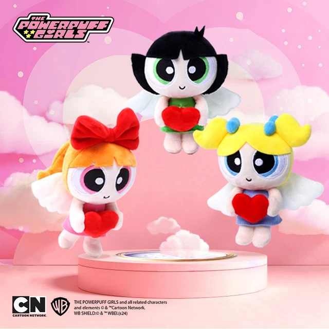 FLYING GIRLS POWERPUFF Angels Plush Keychain Soft Toy For Collectors ...