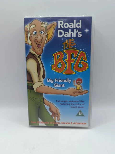 THE BFG VHS Big Friendly Giant Roald Dahl Children's Animation CITV $1. ...